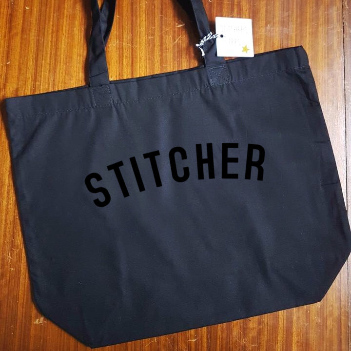 STITCHER Bag - Organic Cotton Tote Bag - Original – Stitchers Tees